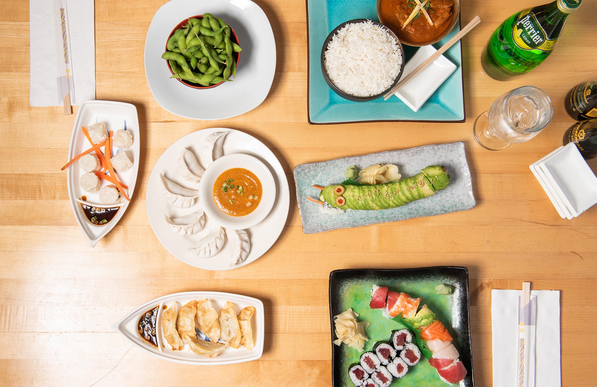 Nantucket Sushi, Indian Cuisine, Pizza at Shangri La Kitchen